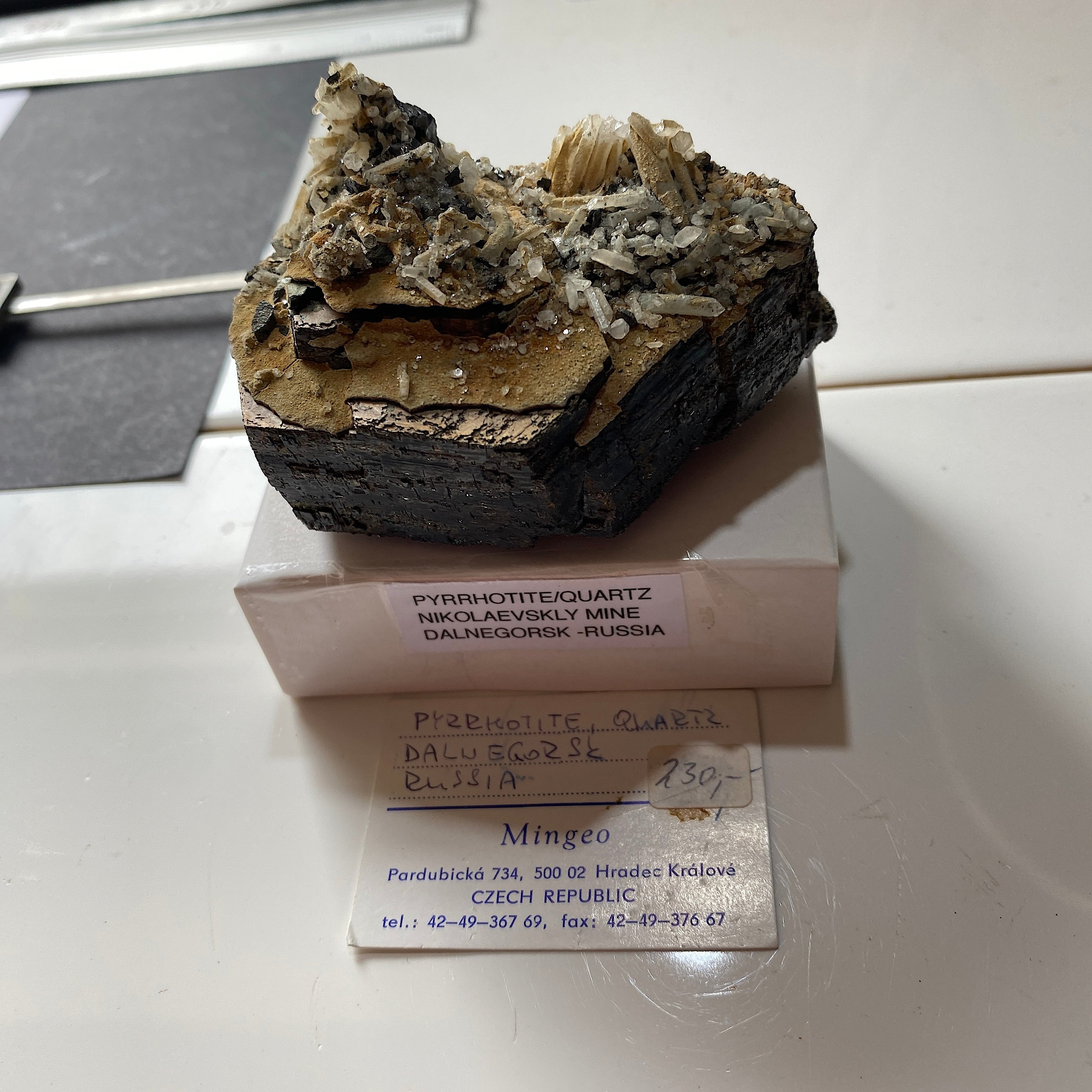 PYRRHOTITE RARE SPECIMEN FROM DALNEGORSK, RUSSIA 312g MF6783 – MF ...